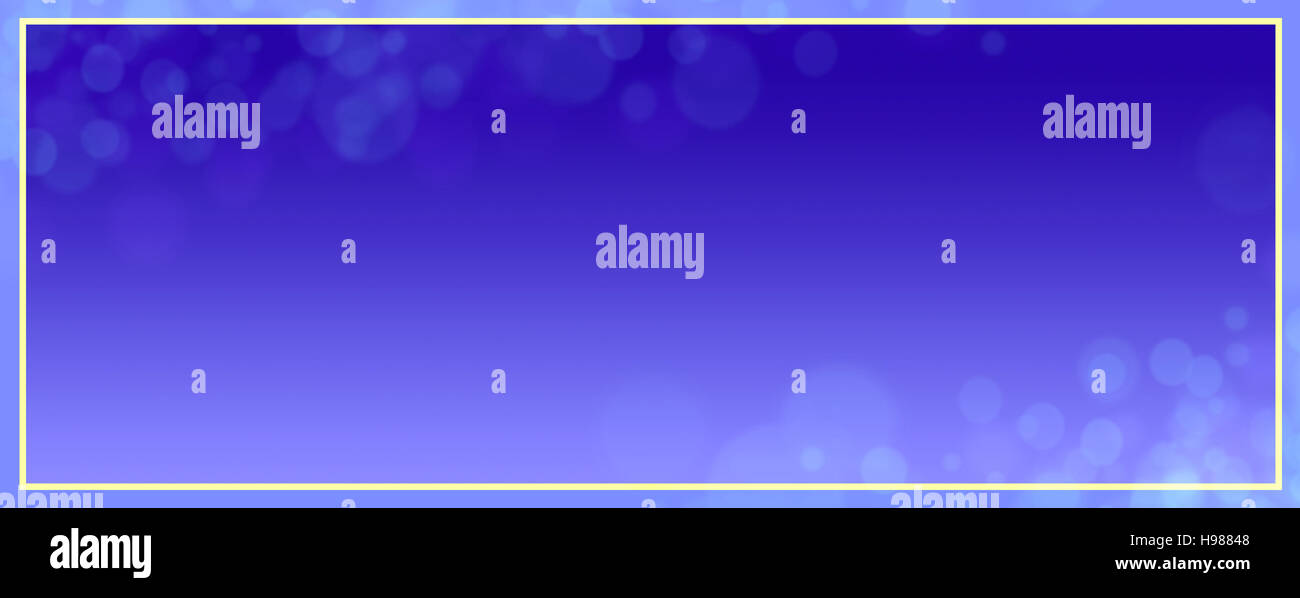 Beautiful blue banner Stock Photo - Alamy