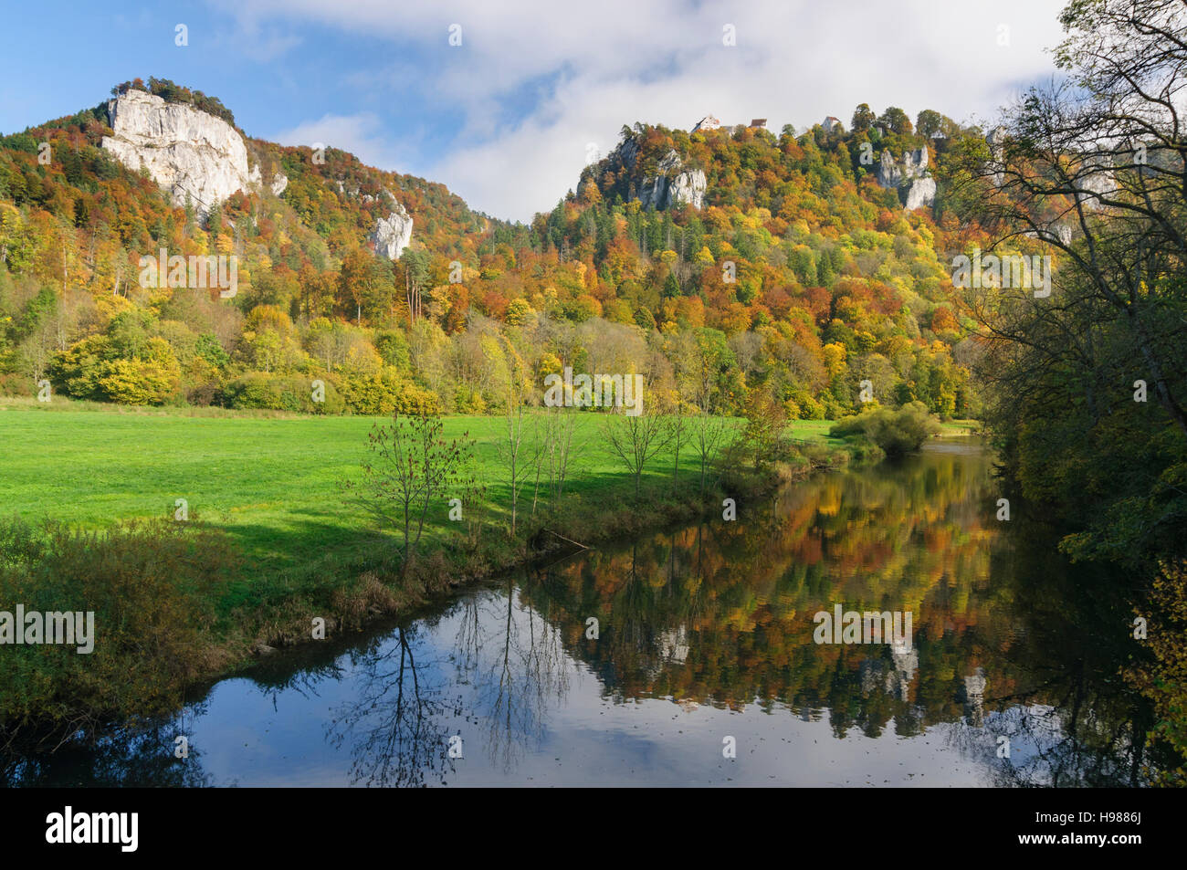 Leibertingen: Wildenstein Castle above the Danube in Upper Danube ...