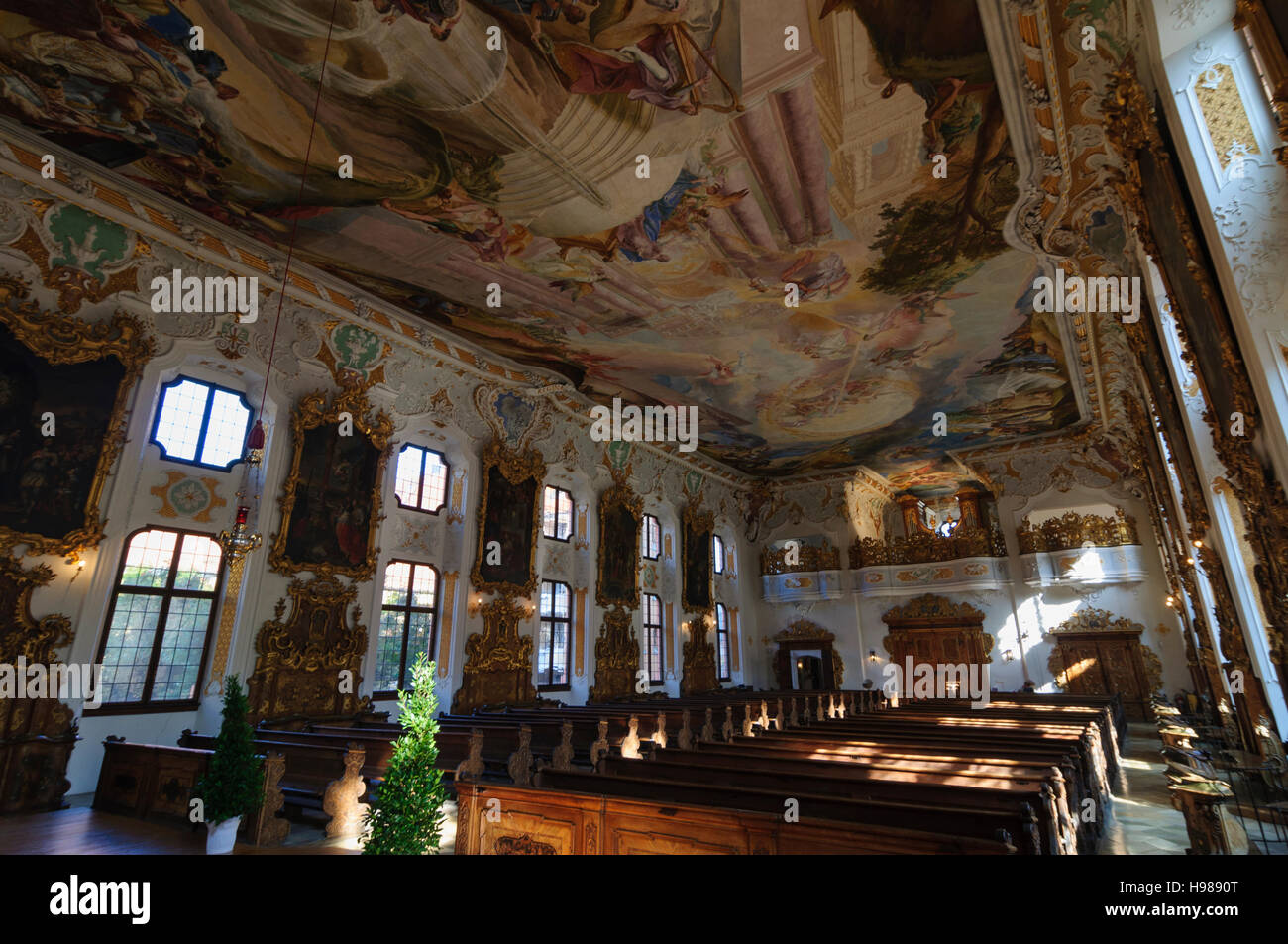 Ingolstadt: church Asamkirche, ceiling painting is the Incarnatio ...