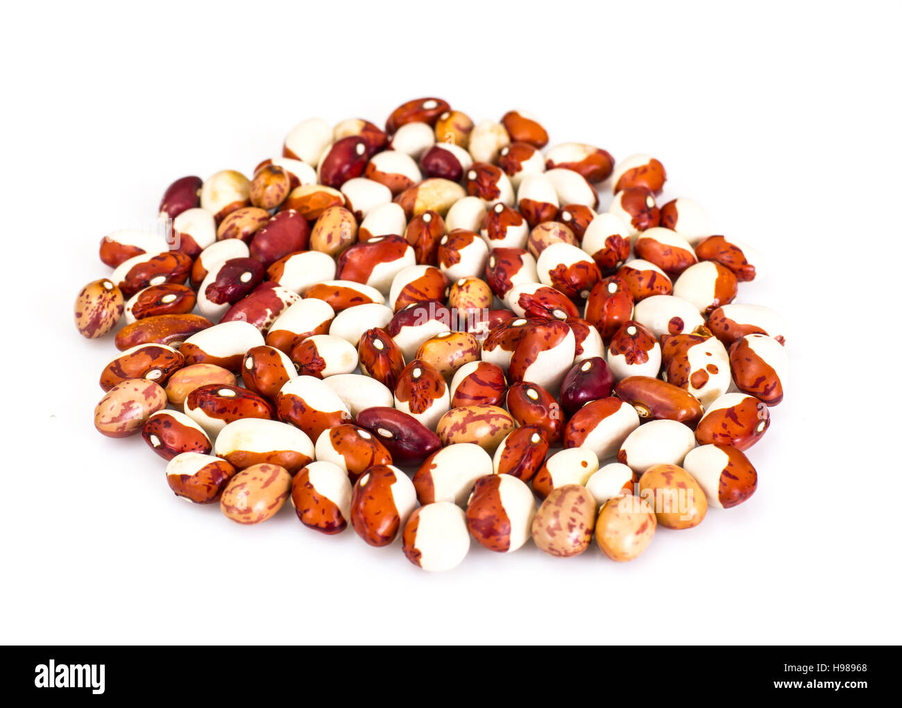 Dried White Beans Isolated on White. Studio Photo Stock Photo - Alamy