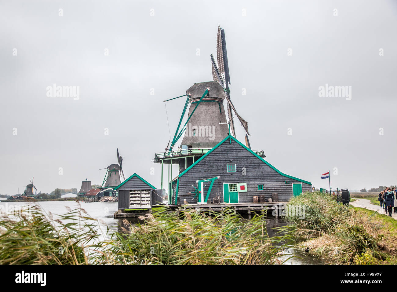 Unique old, authentic, real working windmills in the suburbs of ...