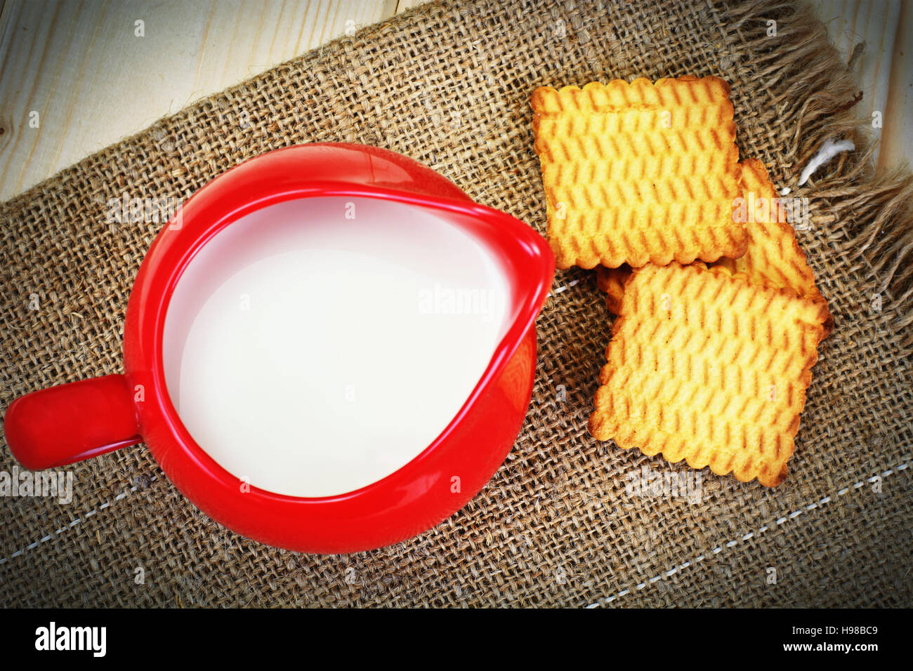 Milk in a Red Earthen Pot Studio Photo Stock Photo - Alamy