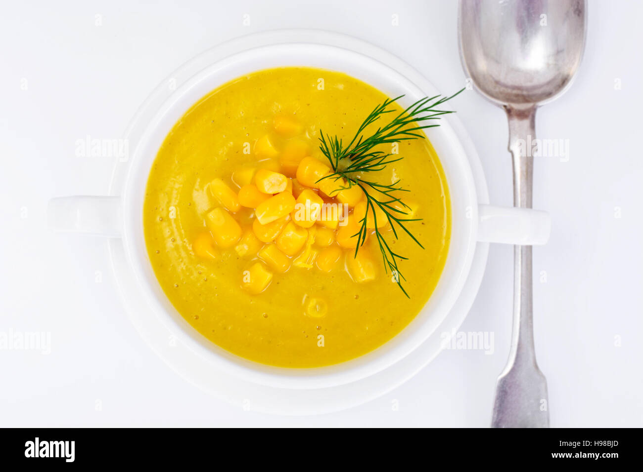 Sweetcorn puree hi-res stock photography and images - Alamy