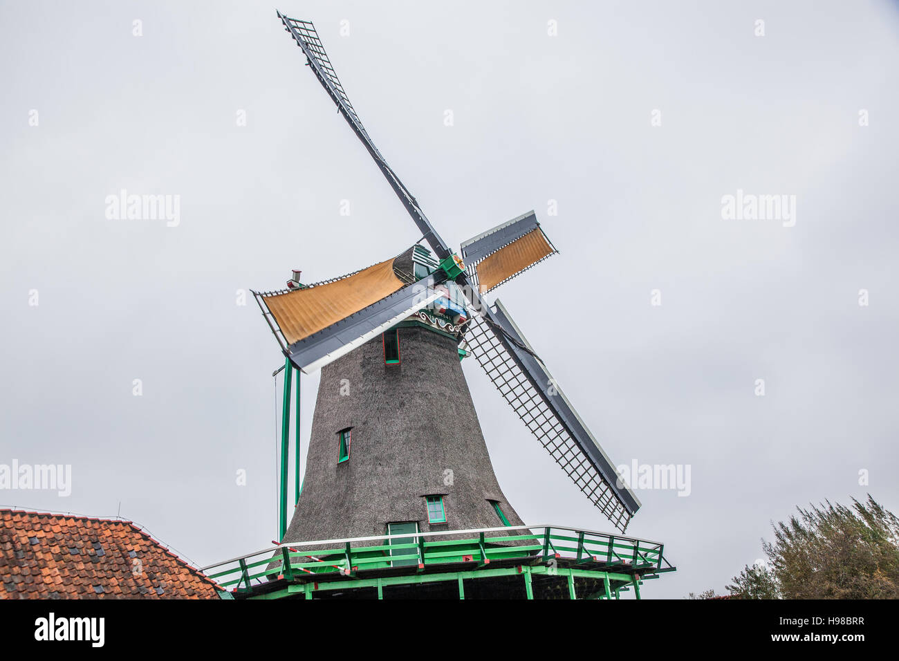 Unique old, authentic, real working windmills in the suburbs of ...