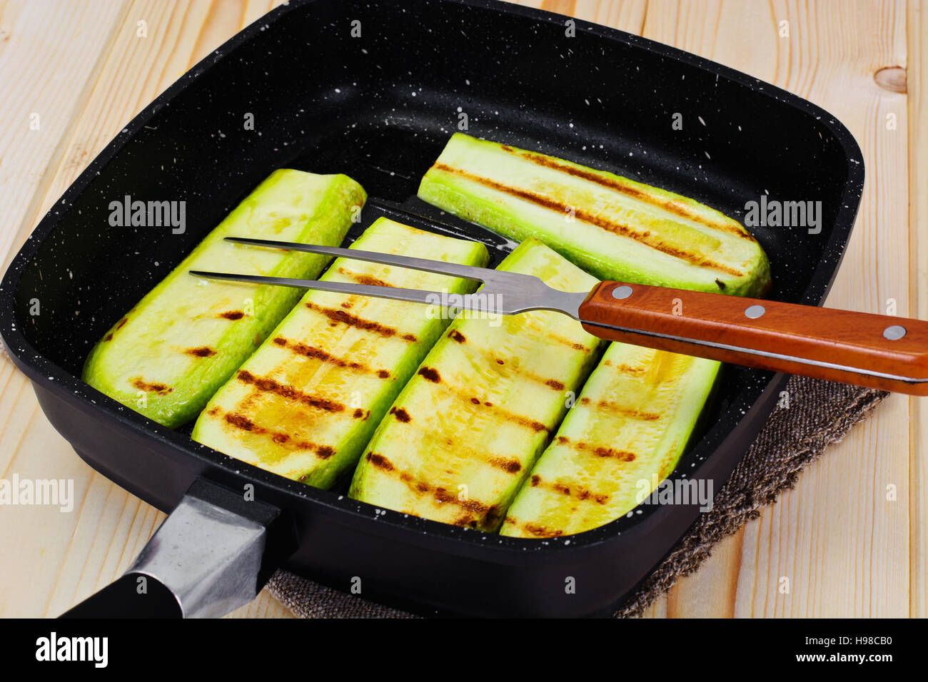 dietary food: Courgettes Zucchini Grill Studio Photo Stock Photo - Alamy