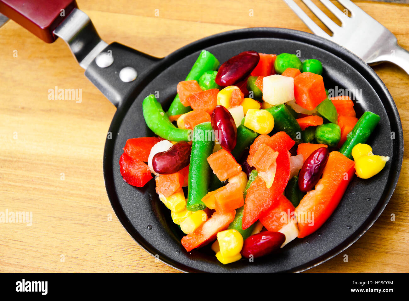 Mexican Mix of Vegetables. Tomatoes, Beans, Celery Root, Green Beans ...
