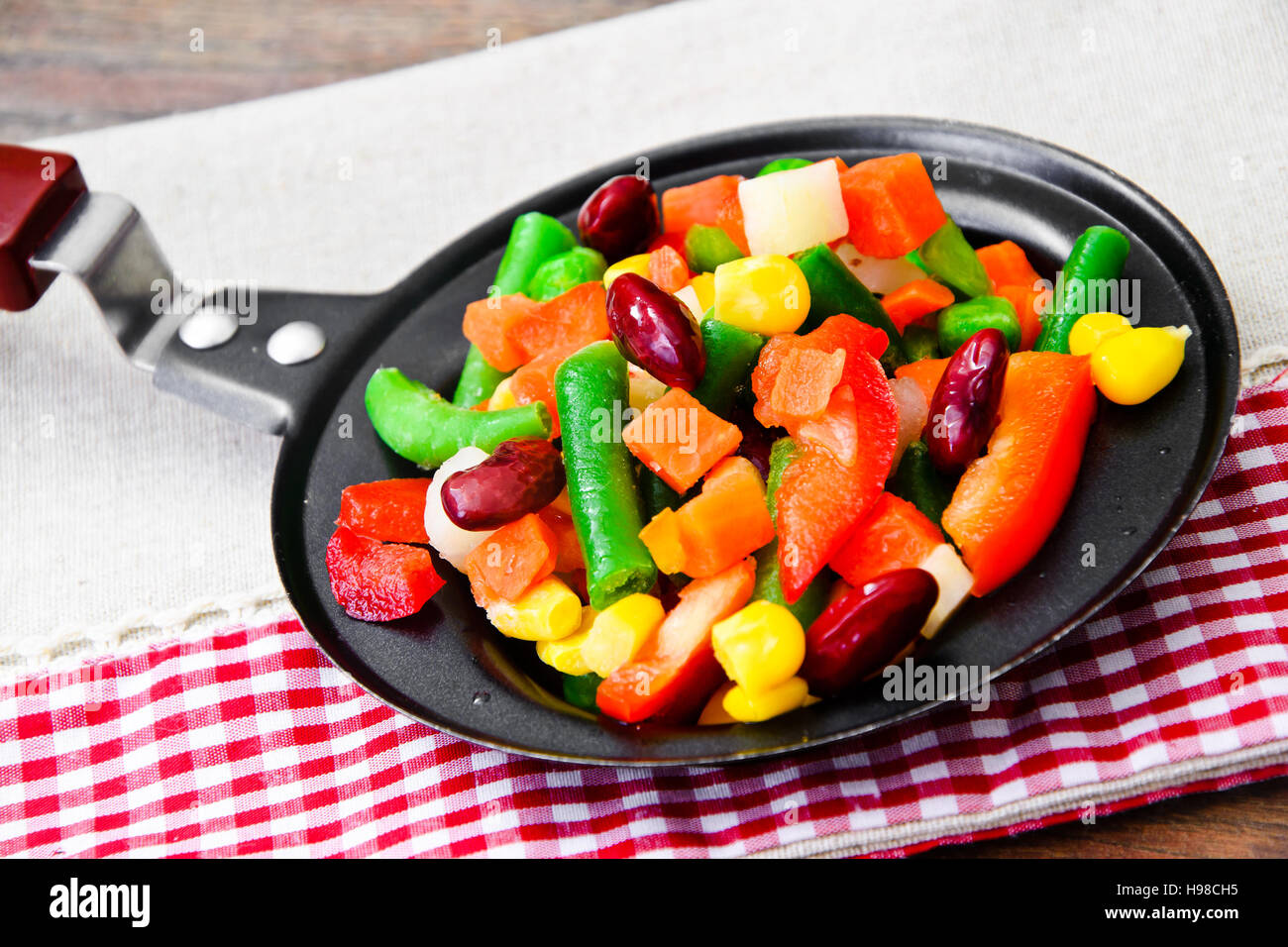 Mexican Mix of Vegetables. Tomatoes, Beans, Celery Root, Green Beans ...