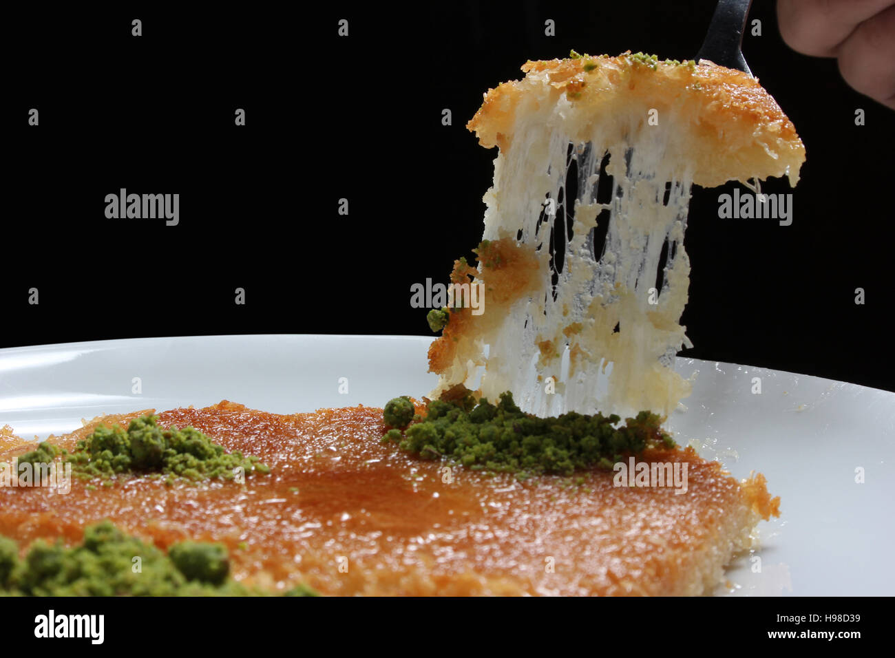 Turkish Dessert Künefe Stock Photo - Alamy