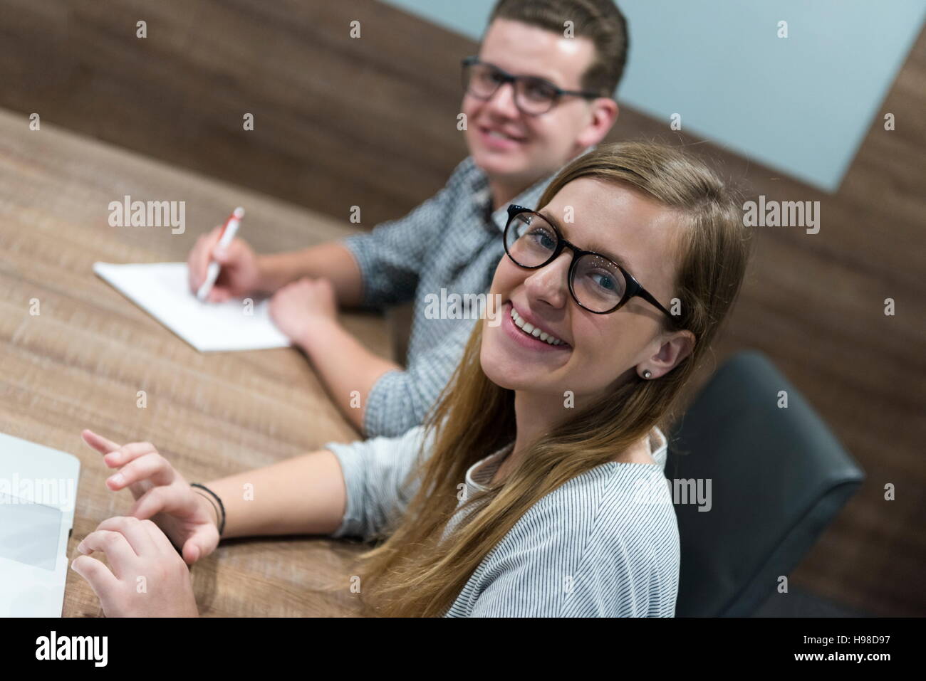 startup business team brainstorming on meeting working on laptop and ...