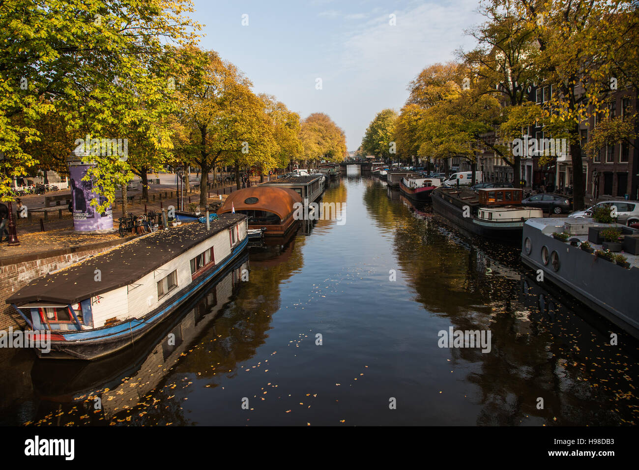 Beautiful canals in Amsterdam, the Netherlands Stock Photo - Alamy