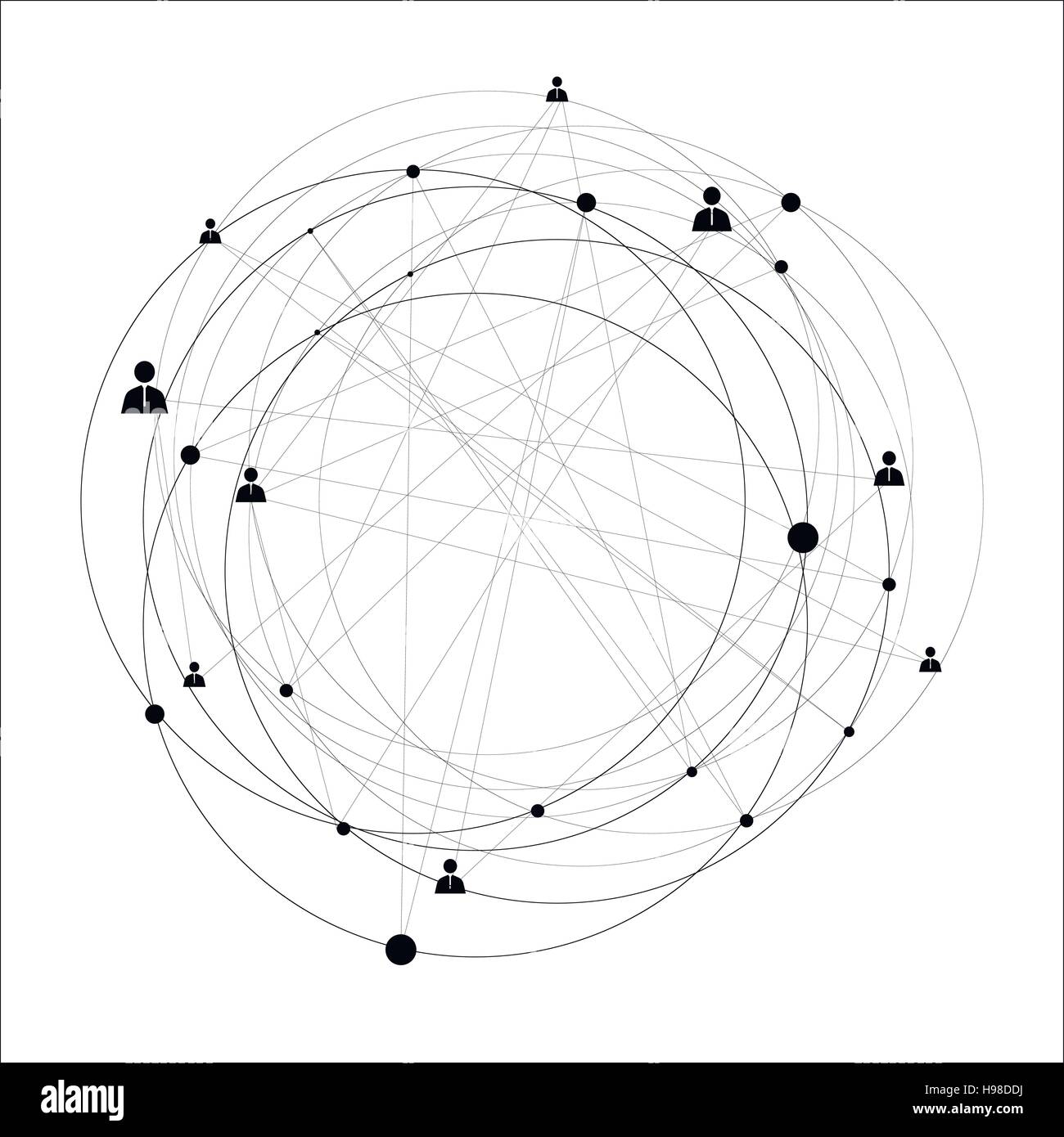 Abstract human connection Stock Vector Image & Art - Alamy