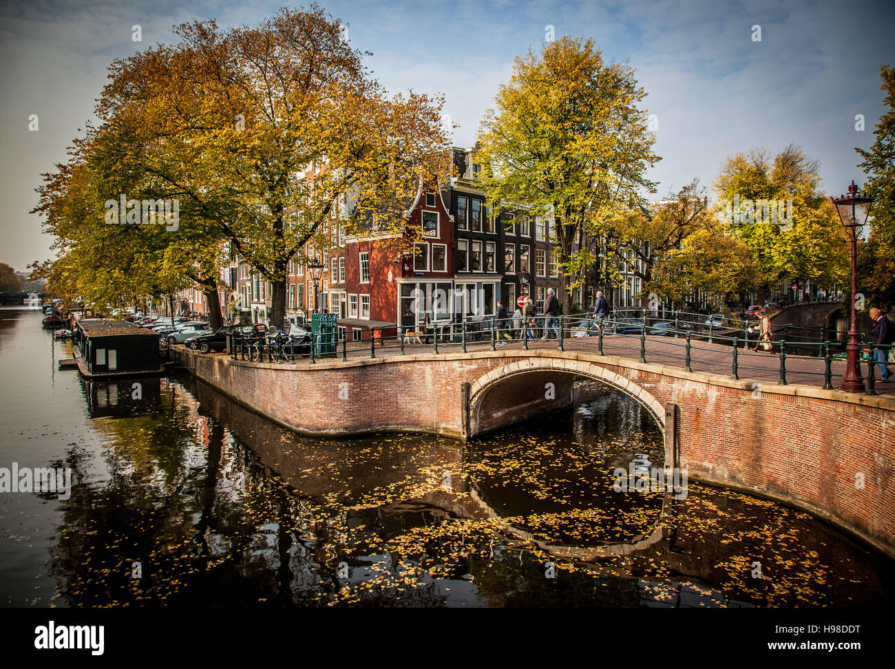 Beautiful canals in Amsterdam, the Netherlands Stock Photo - Alamy