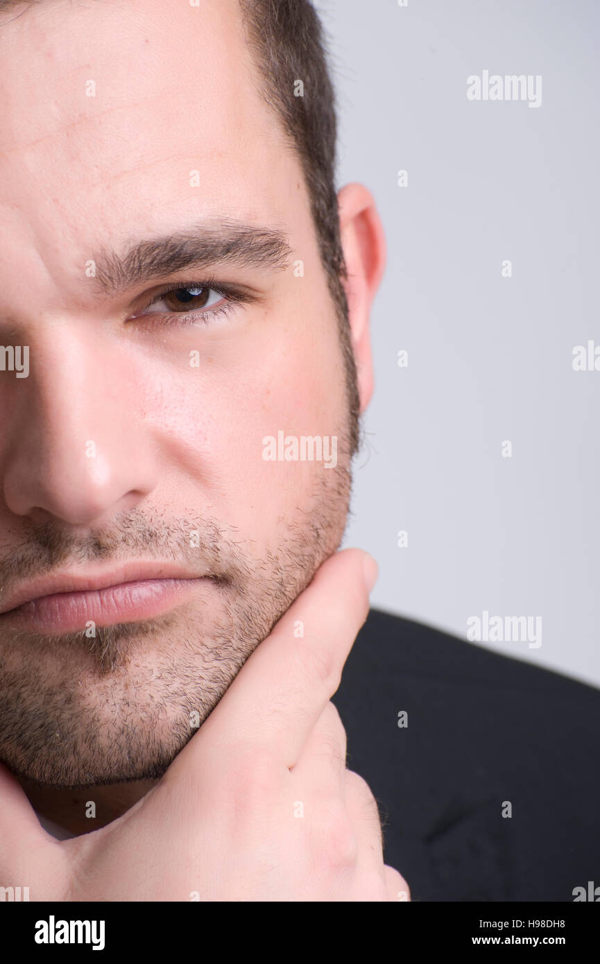 Man's face, 30+ Stock Photo - Alamy