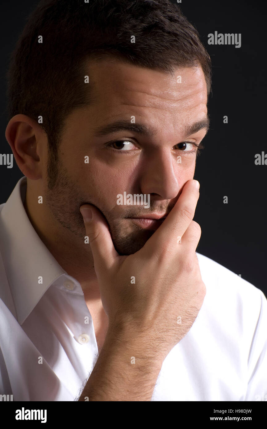 Portrait of a man, 30+ Stock Photo - Alamy