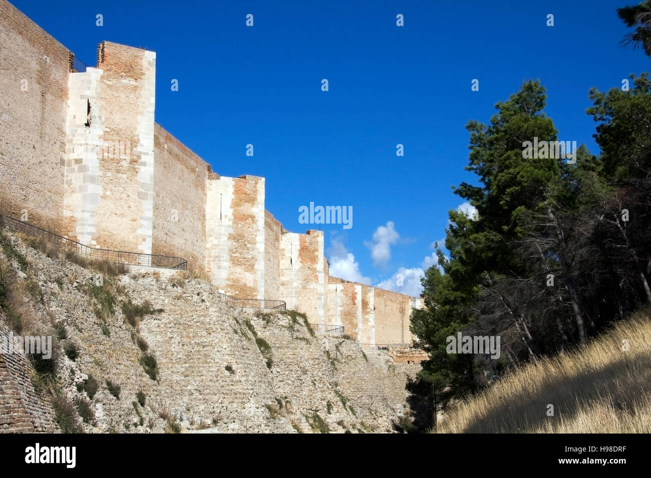 The 13th century castle built by Frederick II and enlarged by Charles I ...