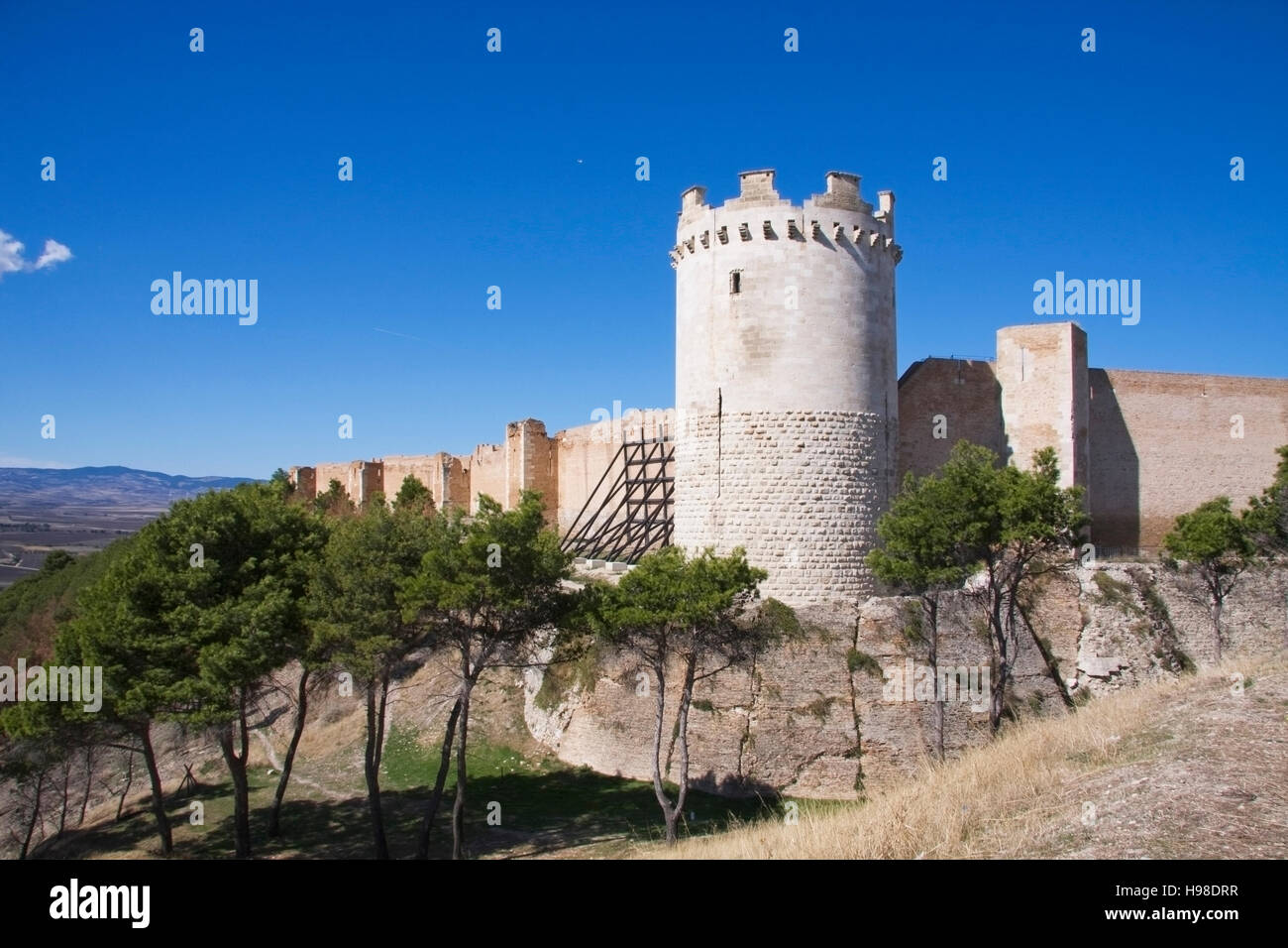 The 13th century castle built by Frederick II and enlarged by Charles I ...