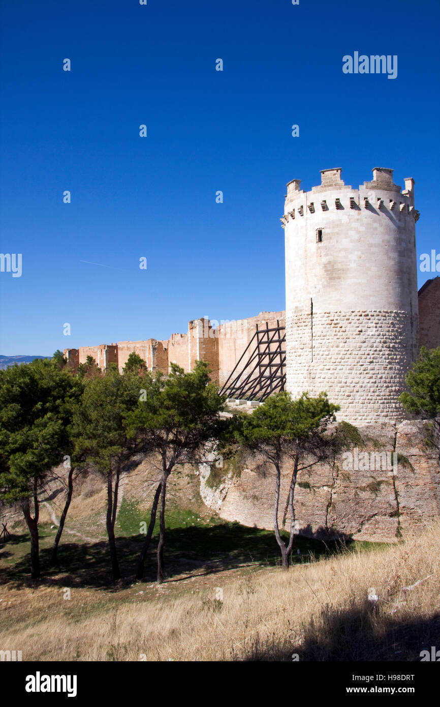 The 13th century castle built by Frederick II and enlarged by Charles I ...