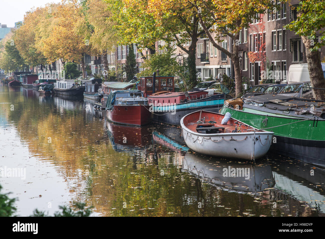 Beautiful canals in Amsterdam, the Netherlands Stock Photo - Alamy