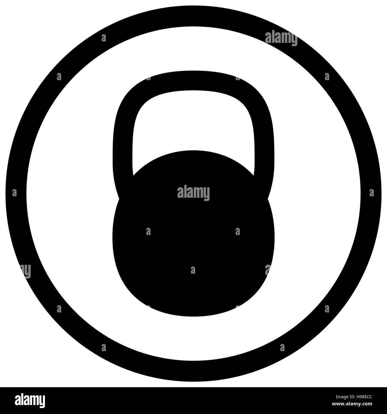 Weight black icon. Sport icon monochrome equipment, vector workout ...