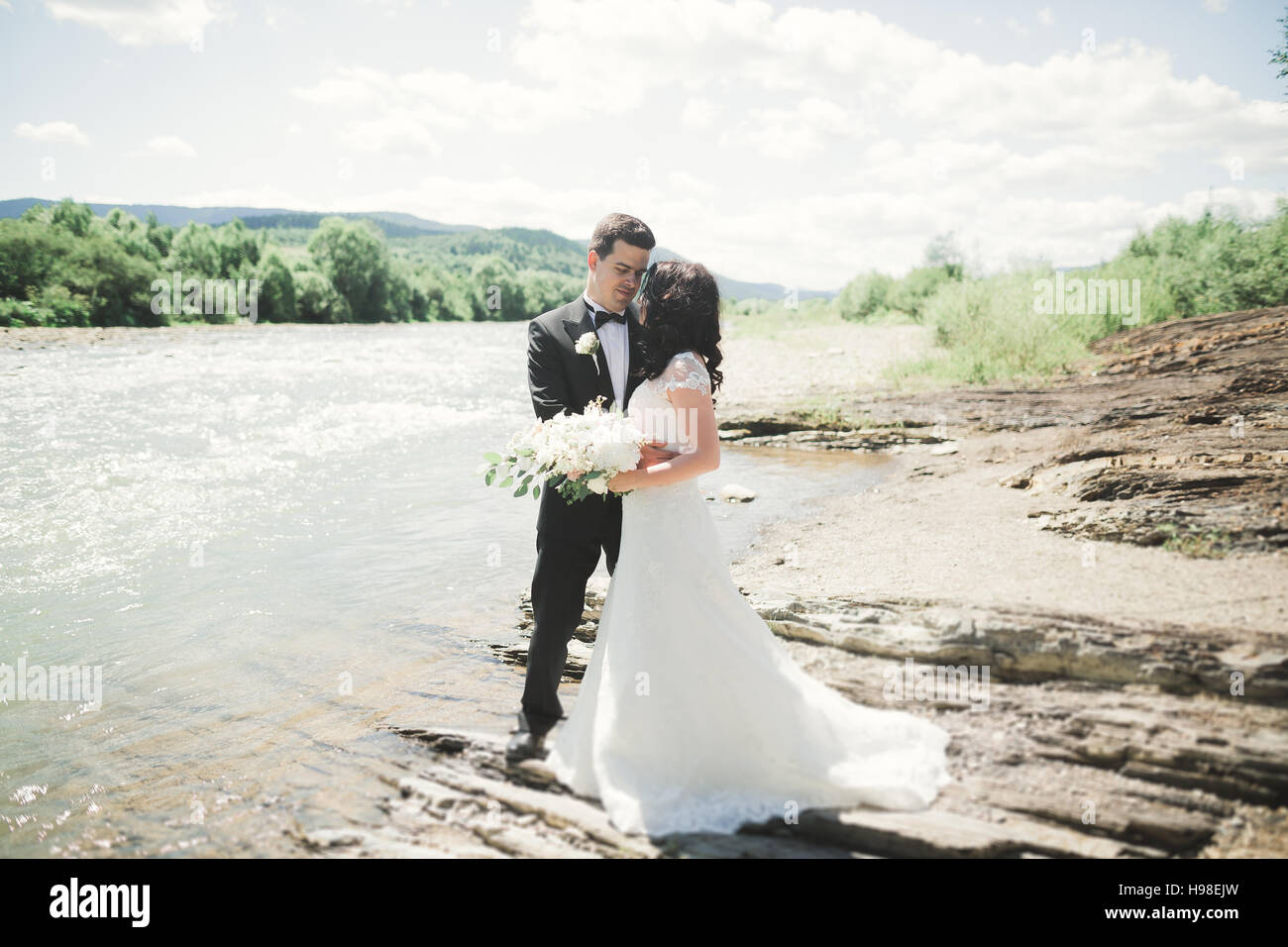 Wedding dress in river hi-res stock photography and images - Alamy