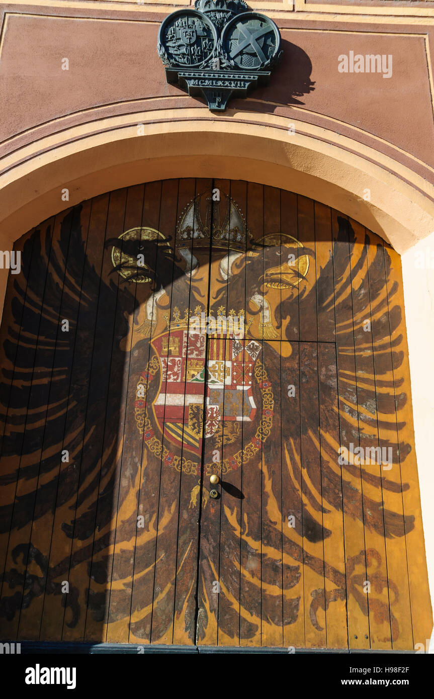 Gate adlertor of fuggerhaus fugger hou hi-res stock photography and ...