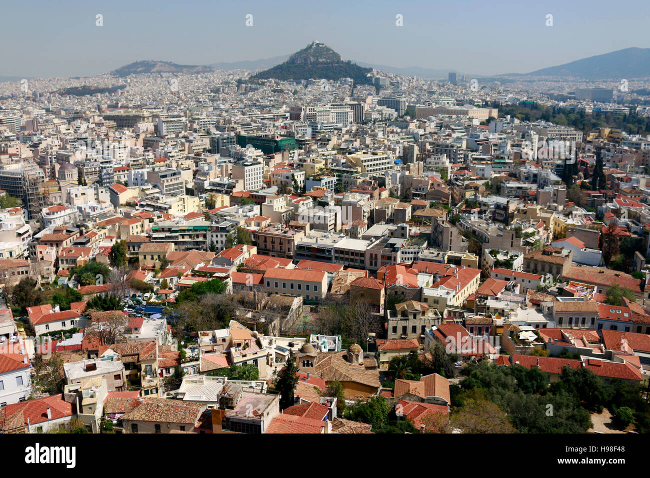 Lykabettus lykavittos mount hill hi-res stock photography and images ...