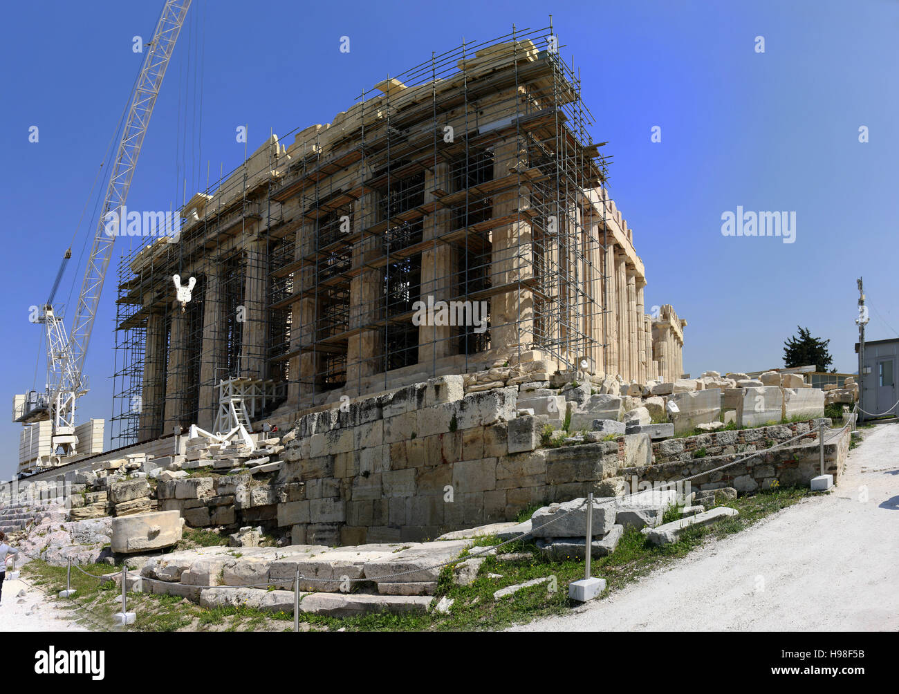 Panorama: Parthenon, Akropolis, Athen, Griechenland Stock Photo - Alamy