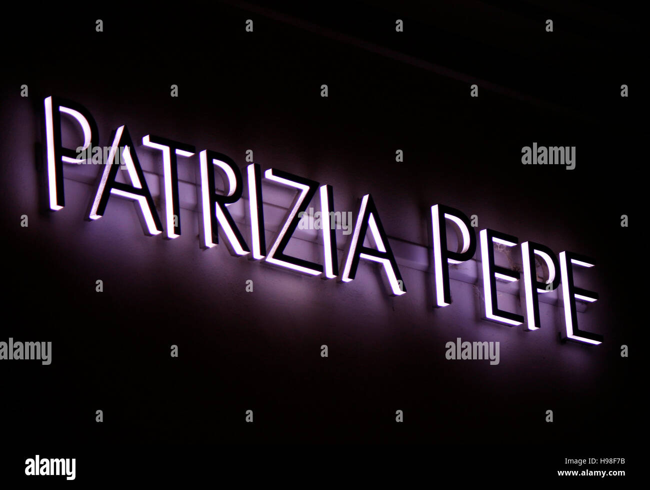 das Logo der Marke "Patrizia", Berlin Stock Photo - Alamy