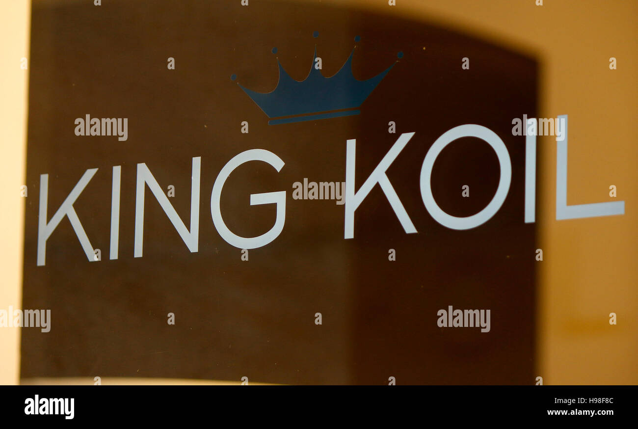 das Logo der Marke "King Koil", Berlin Stock Photo - Alamy