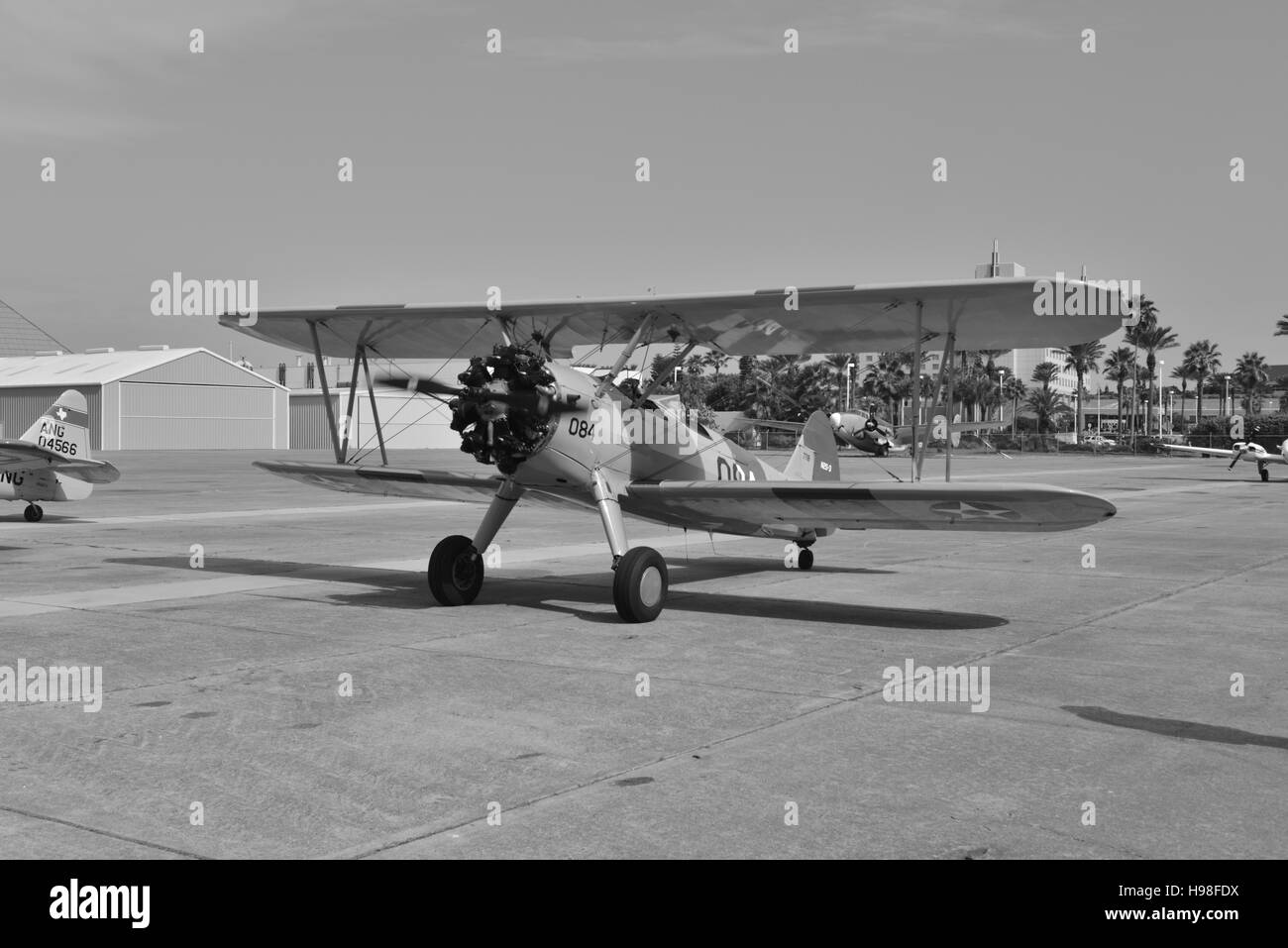 An American biplane trainer from the 1930's Stock Photo - Alamy