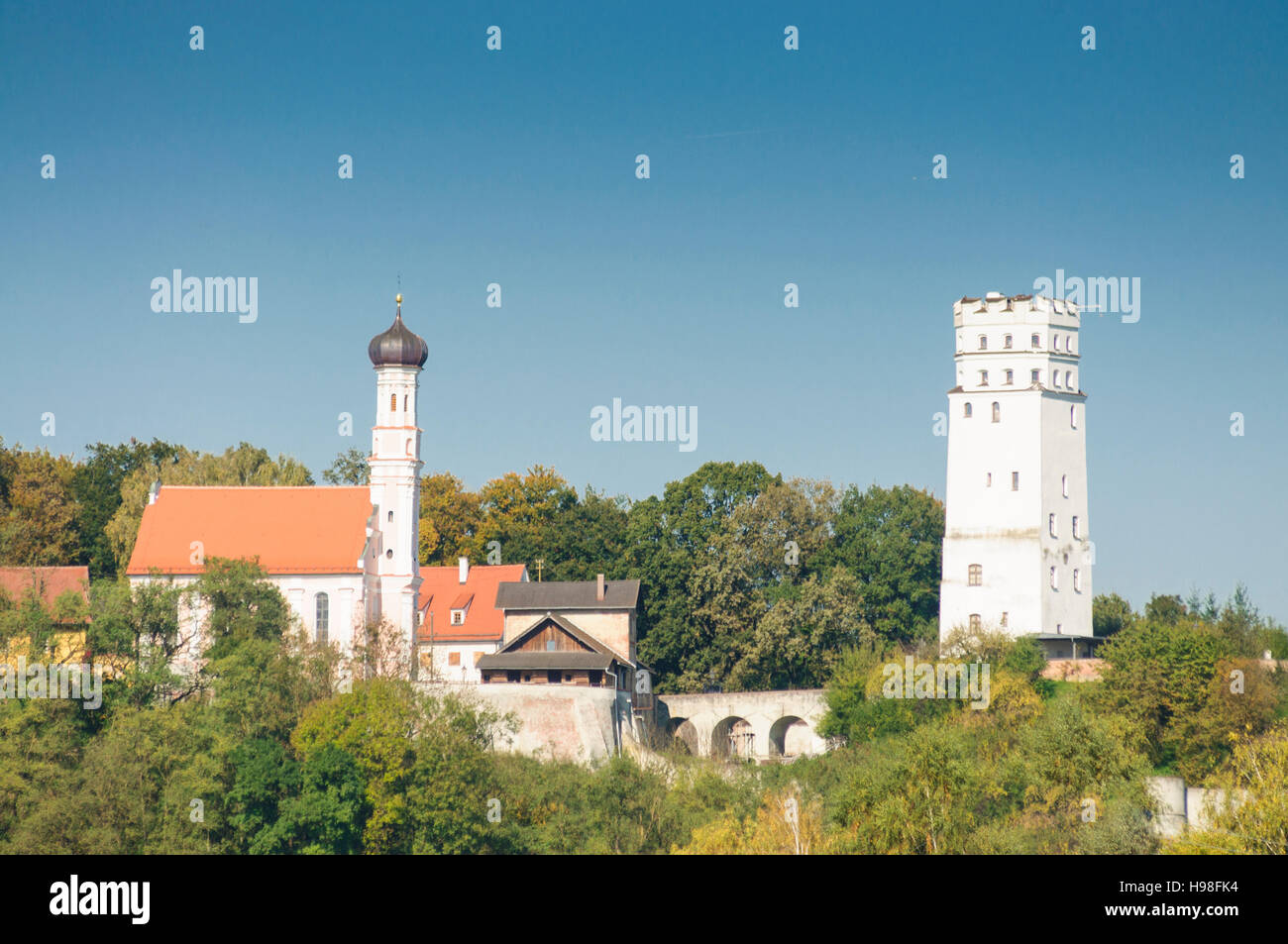 Biberbach (Schwaben): castle Markt, Schwaben, Swabia, Bayern, Bavaria ...