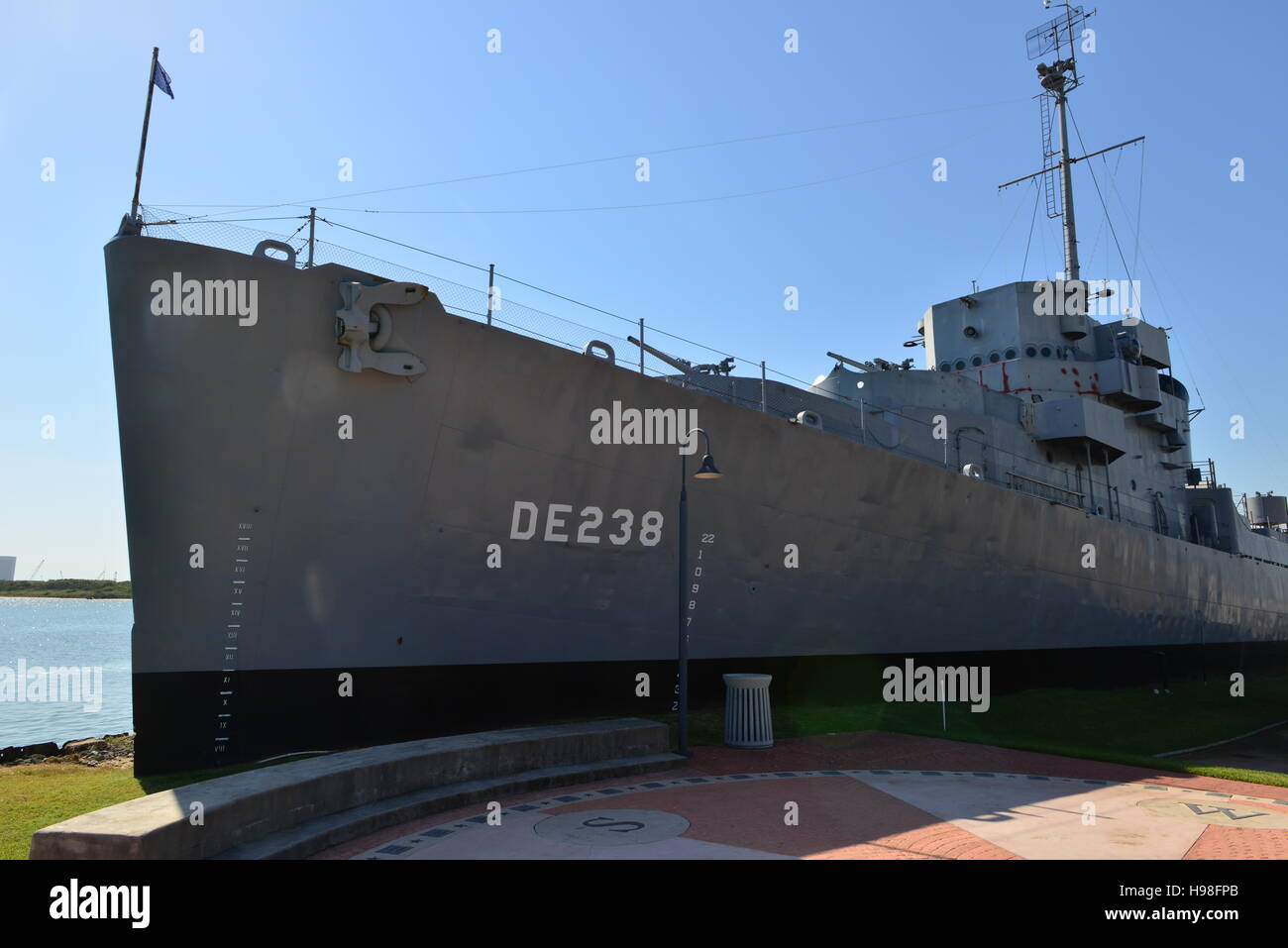 The Destroyer USS Stewart in Galveston, Texas Stock Photo - Alamy