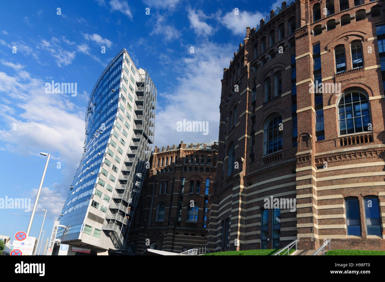 Wien, Vienna: Gasometer-City, 11., Wien, Austria Stock Photo - Alamy