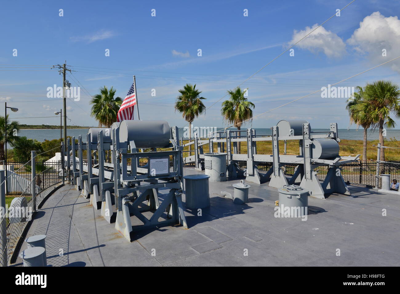 The Destroyer USS Stewart in Galveston, Texas Stock Photo - Alamy