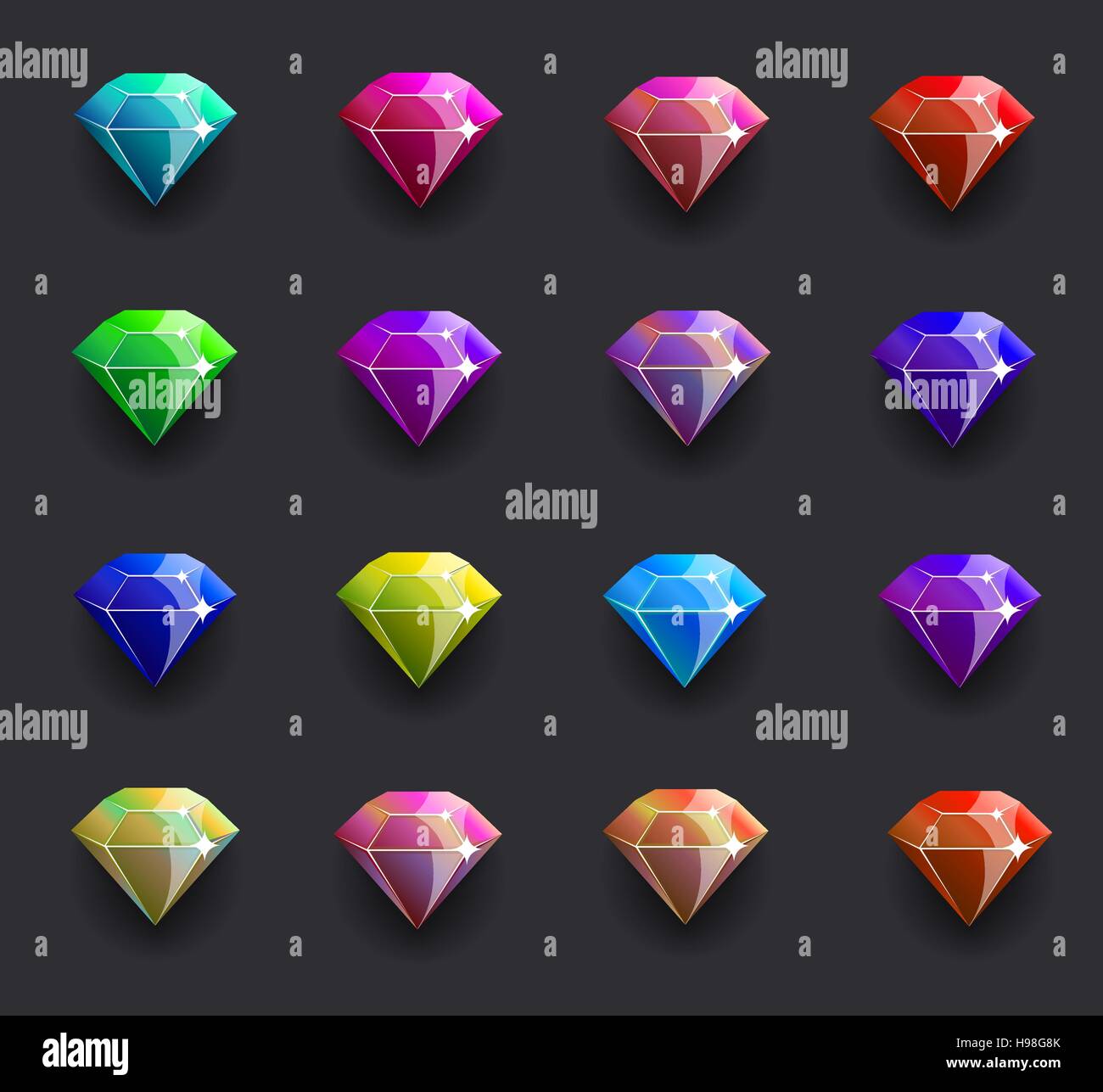 Diamant vector vectors Stock Vector Images - Alamy