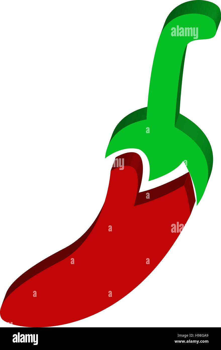 pepper. Vector Illustration EPS 10. Pepper object Stock Vector Image ...
