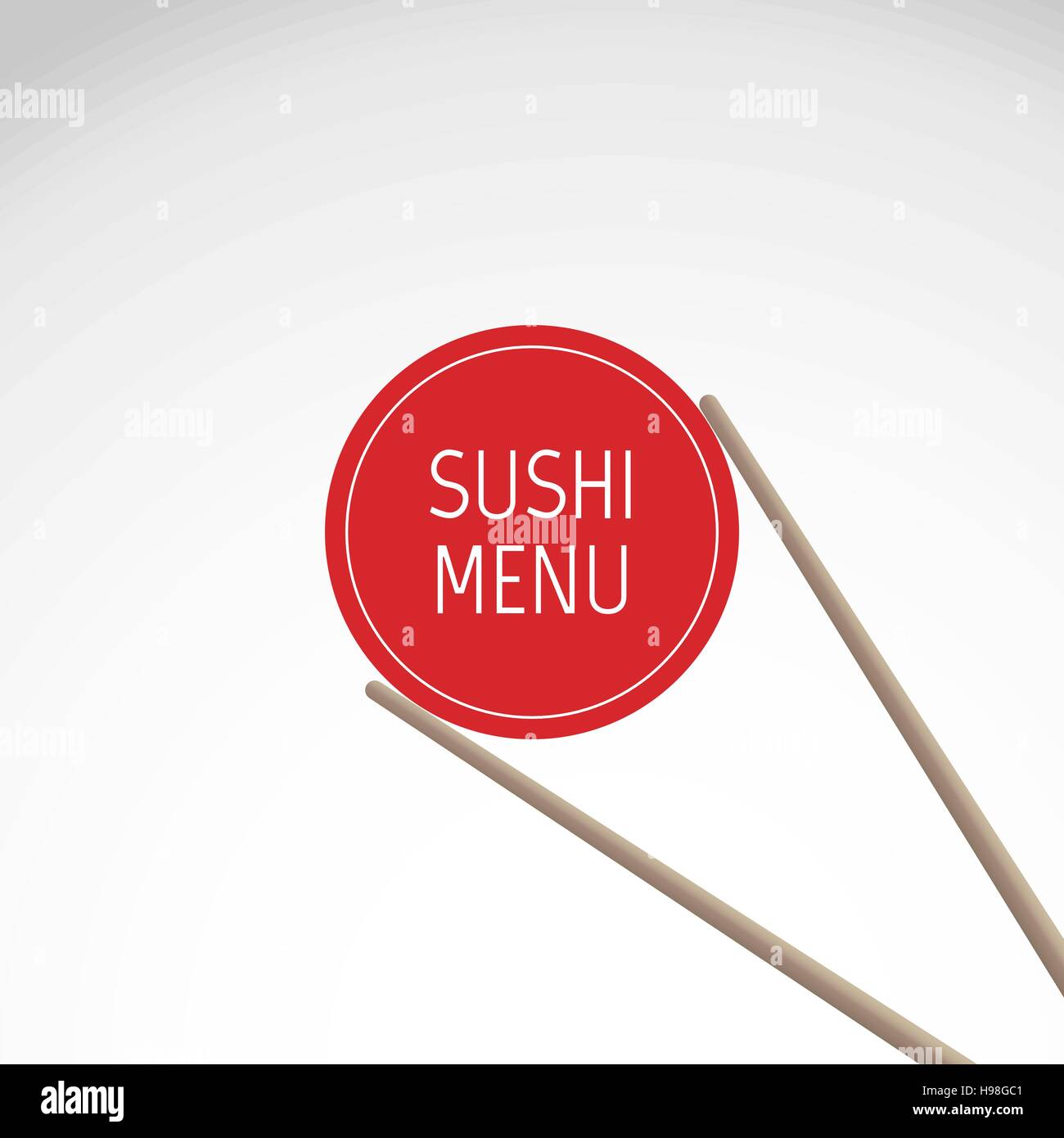 Menu food list sushi Stock Vector Images - Alamy