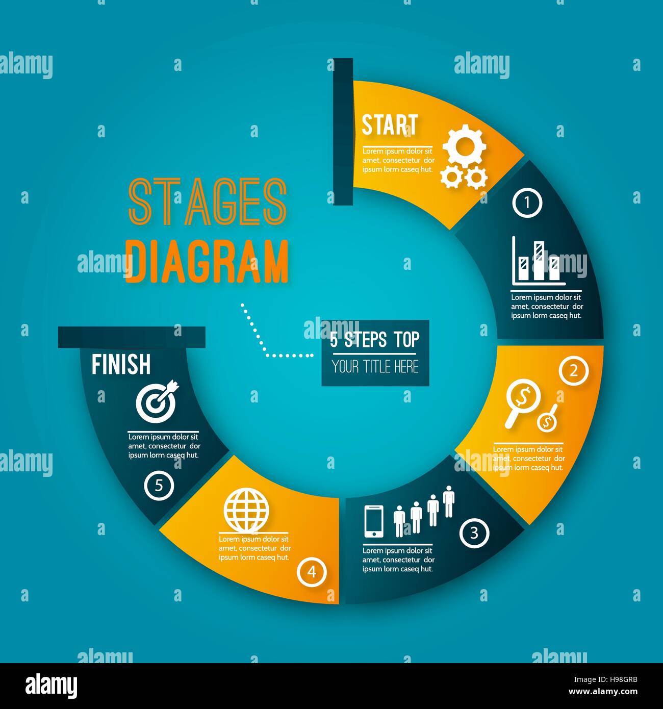 Cycling stages Stock Vector Images - Alamy