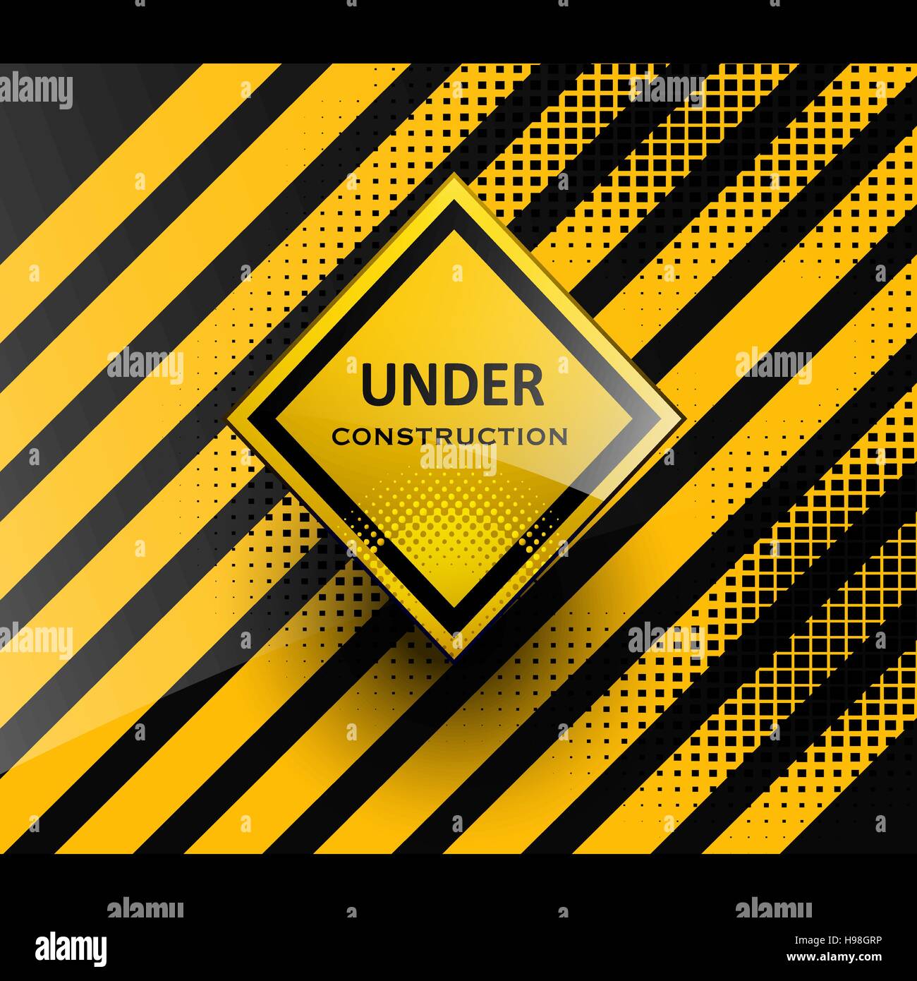 Under construction background Stock Vector Image & Art - Alamy