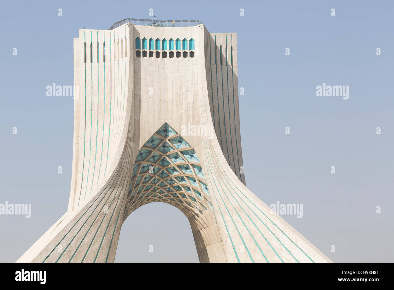 TEHERAN, IRAN - OCTOBER 03, 2016: Azadi Tower located at Azadi Square ...