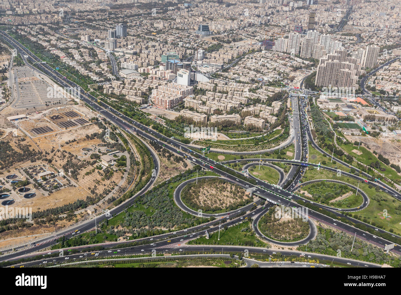 Azadi tower sky view hi-res stock photography and images - Alamy