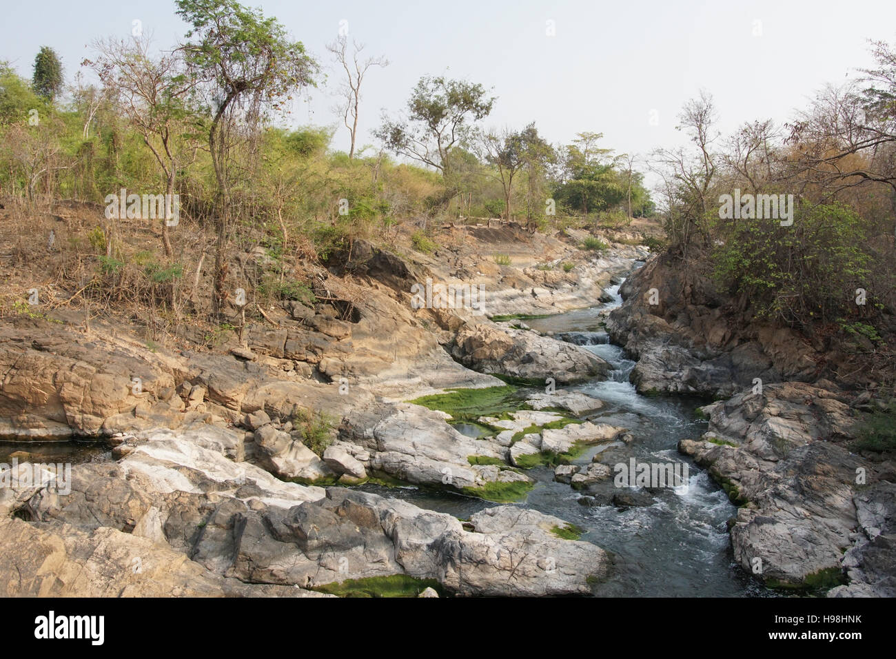 Landscape of Don Khone Island, Laos, Asia Stock Photo - Alamy