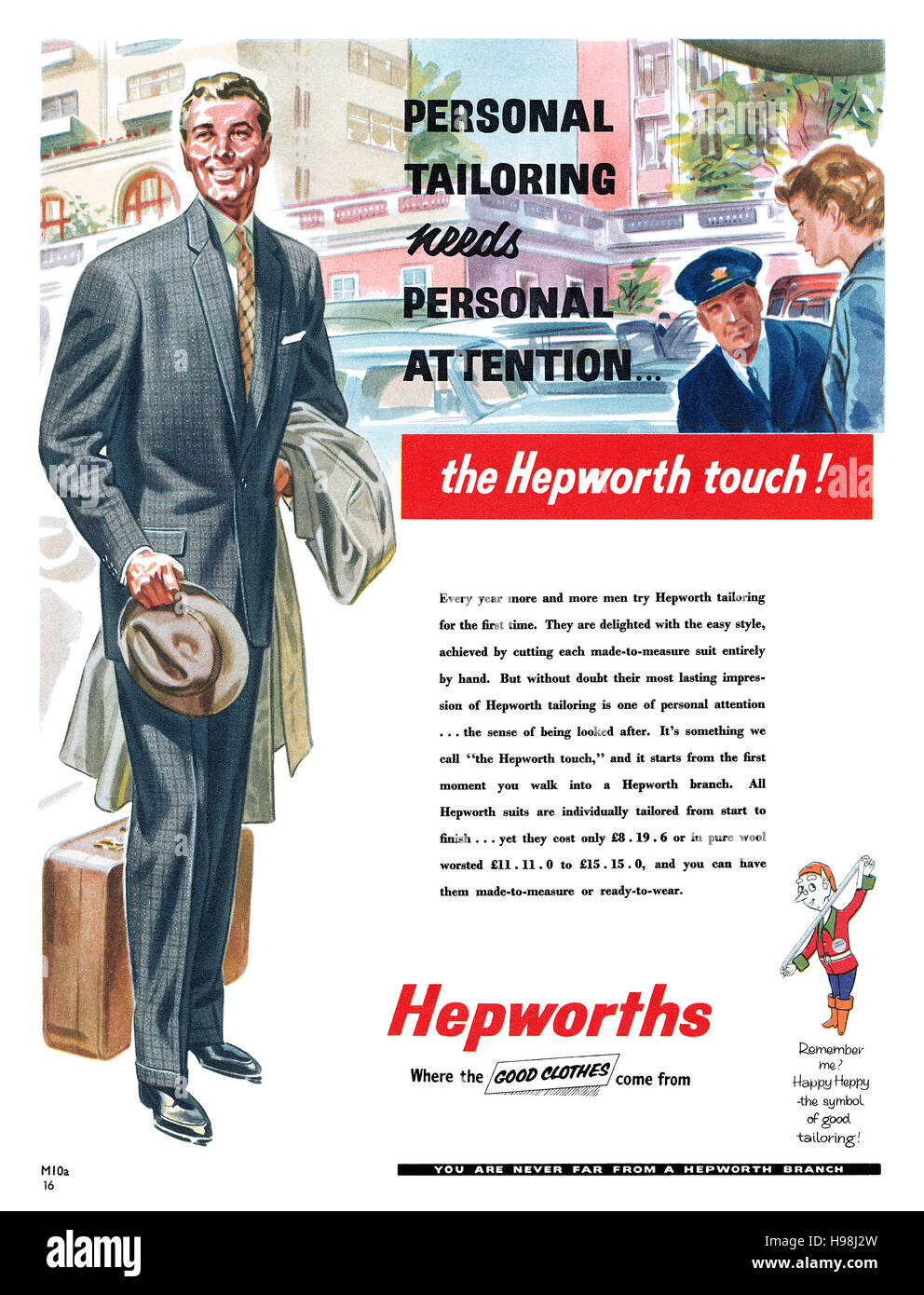 Vintage mens suit advertisement hi-res stock photography and images - Alamy