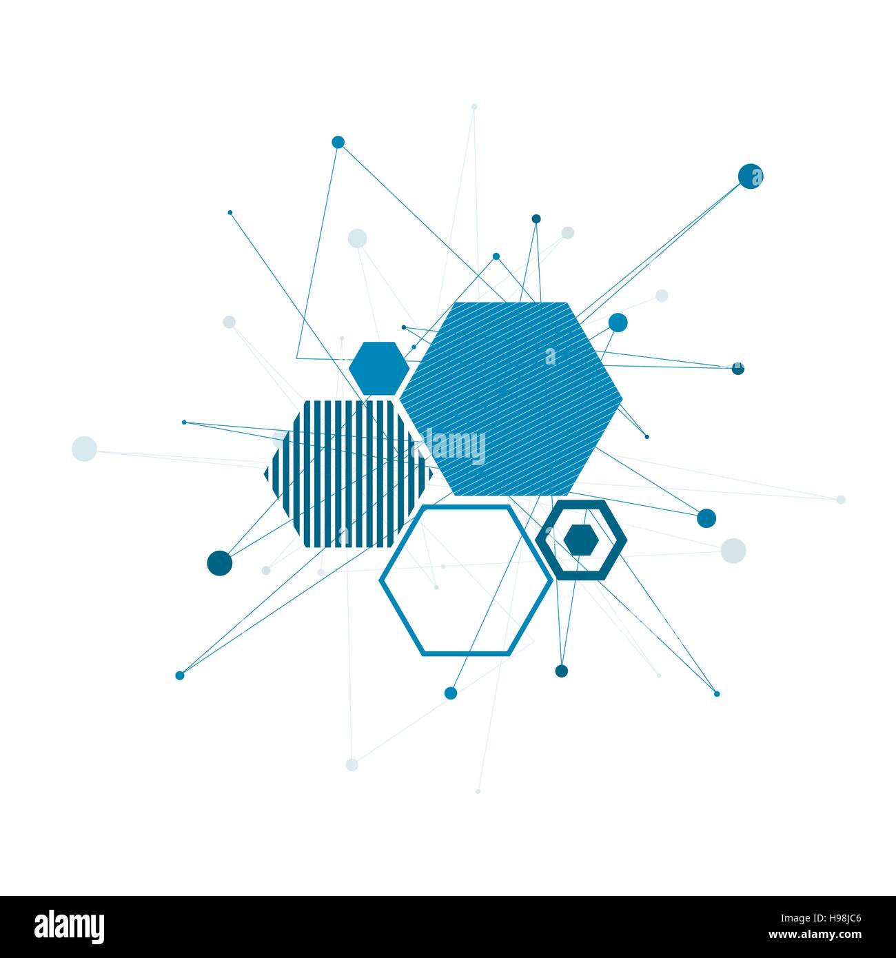 Abstract tech background circle Cut Out Stock Images & Pictures - Alamy