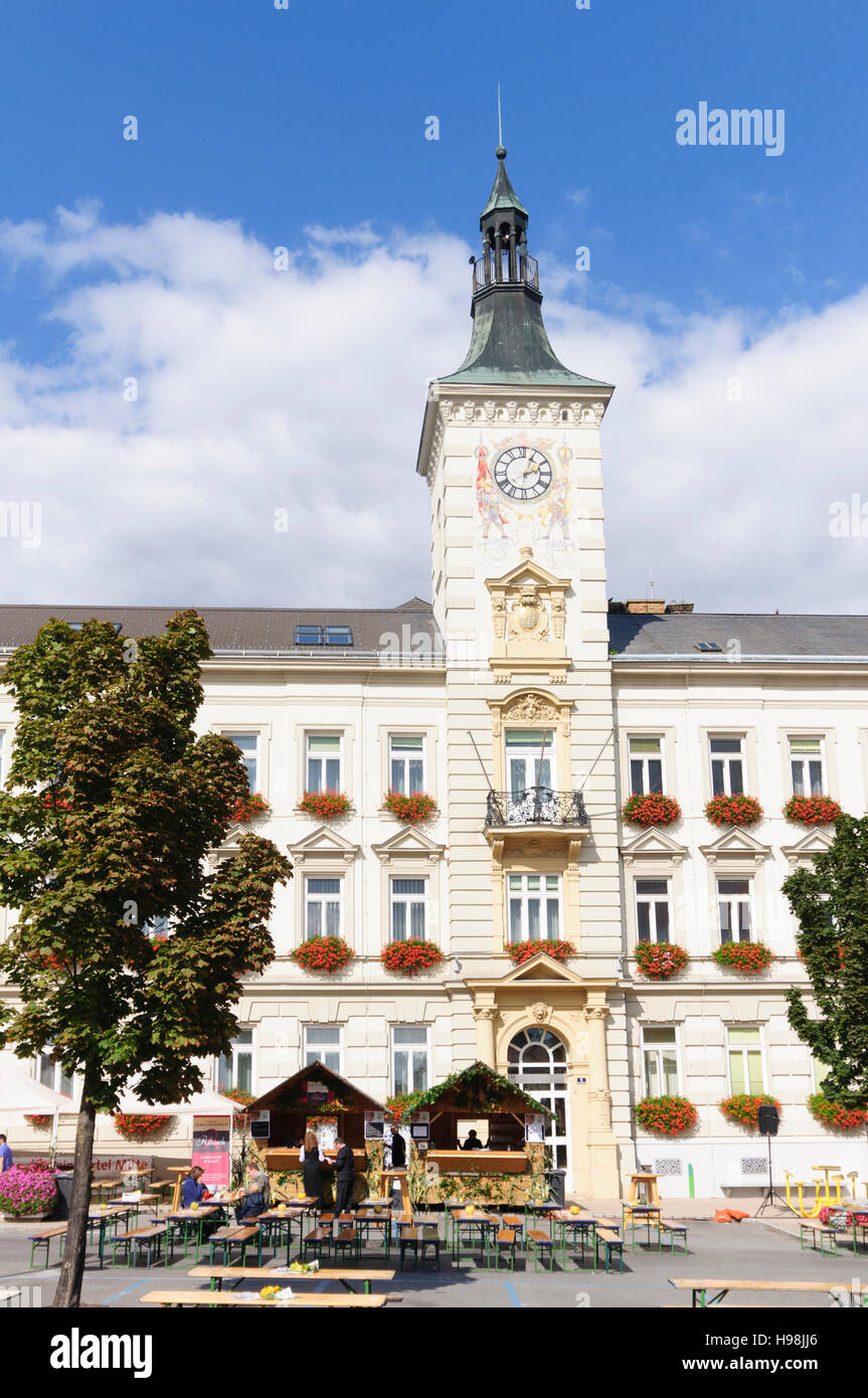 Mistelbach town hall weinviertel niederösterreich hi-res stock ...