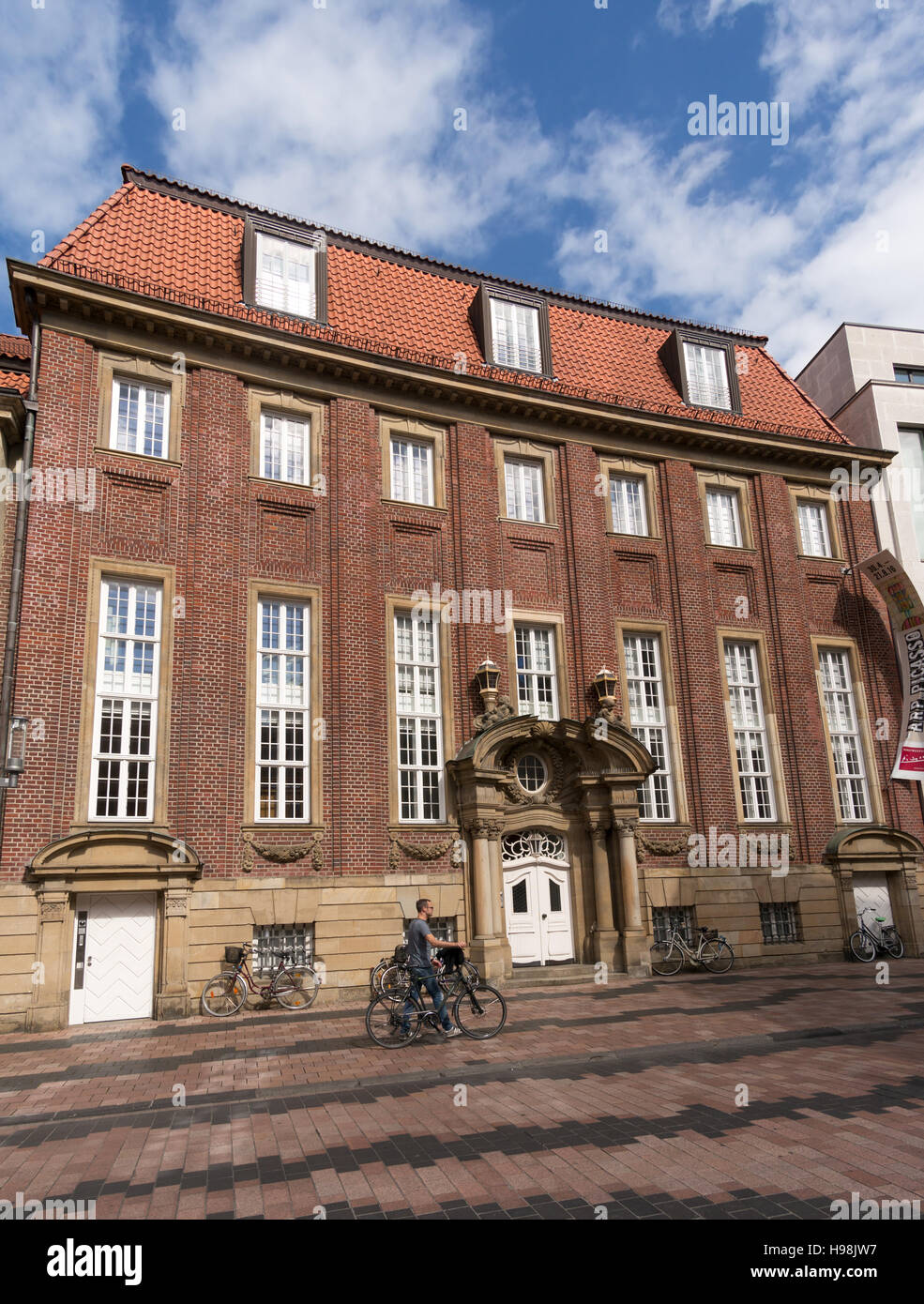 The Pablo Picasso museum building in Munster, Germany, Europe Stock ...