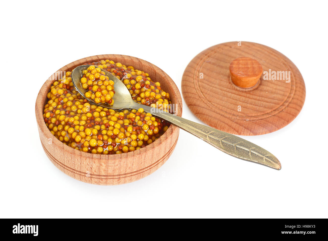French Grain Mustard Studio Photo Stock Photo - Alamy