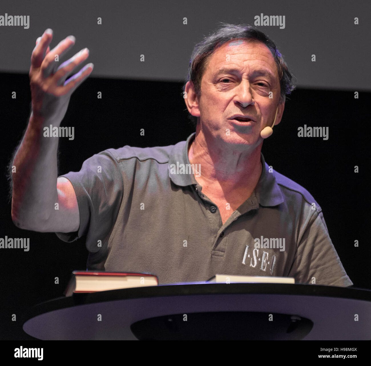 Malmö, Sweden. 19th Nov, 2016. Economy professor Guy Standing, author ...