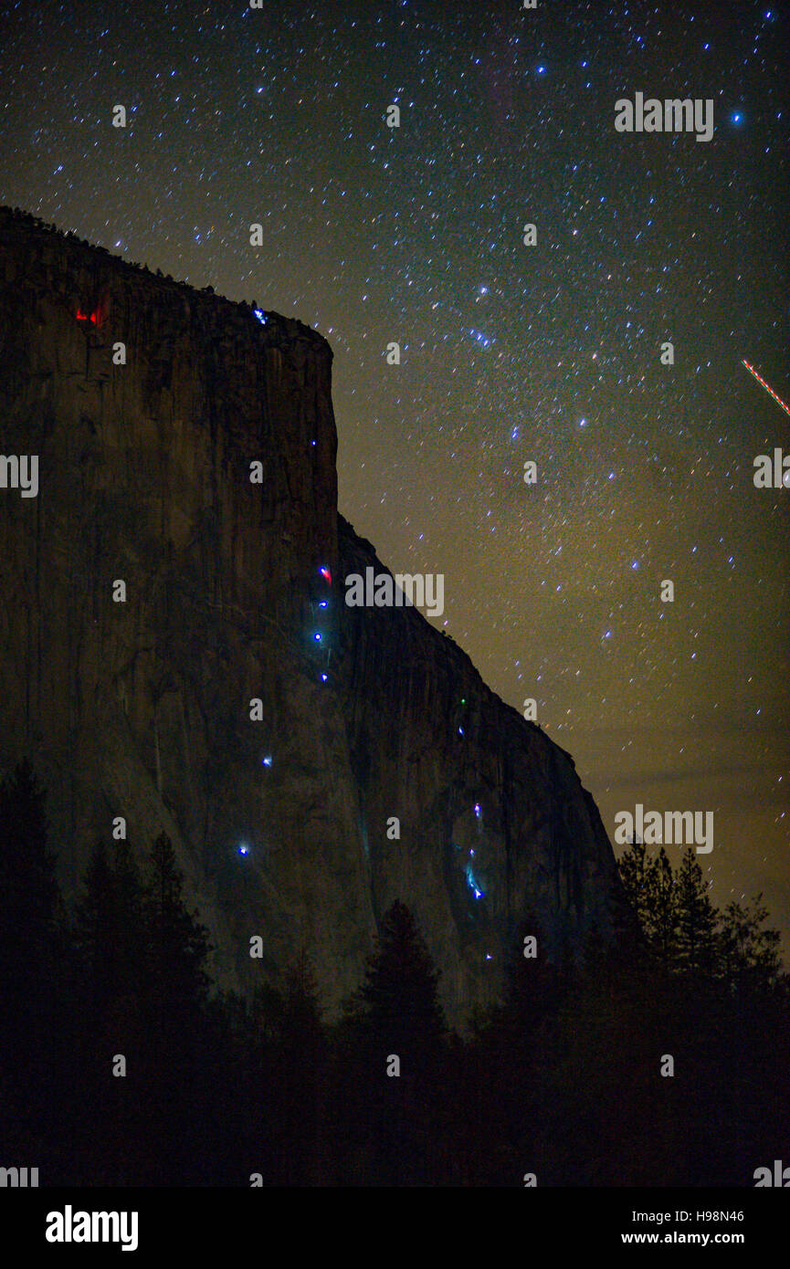 Climbers on el capitan hi-res stock photography and images - Alamy