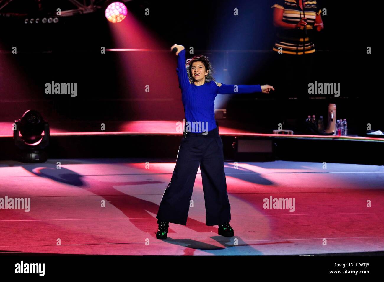 Rome, Italy. 19th Nov, 2016. Italian singer and songwriter Elisa ...